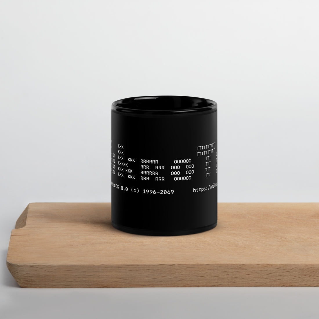 ASCII Glossy Mug – mikrotik-merch