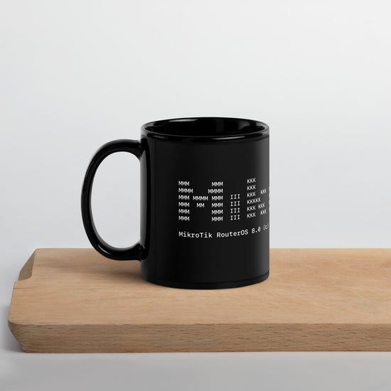 ASCII Glossy Mug – mikrotik-merch